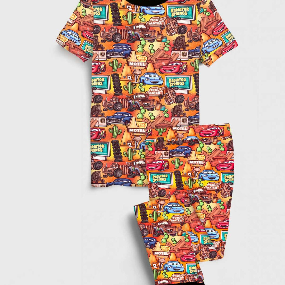 Castles & Cartoons Radiator Springs - Bamboo Short Sleeve Pant Lounge ...