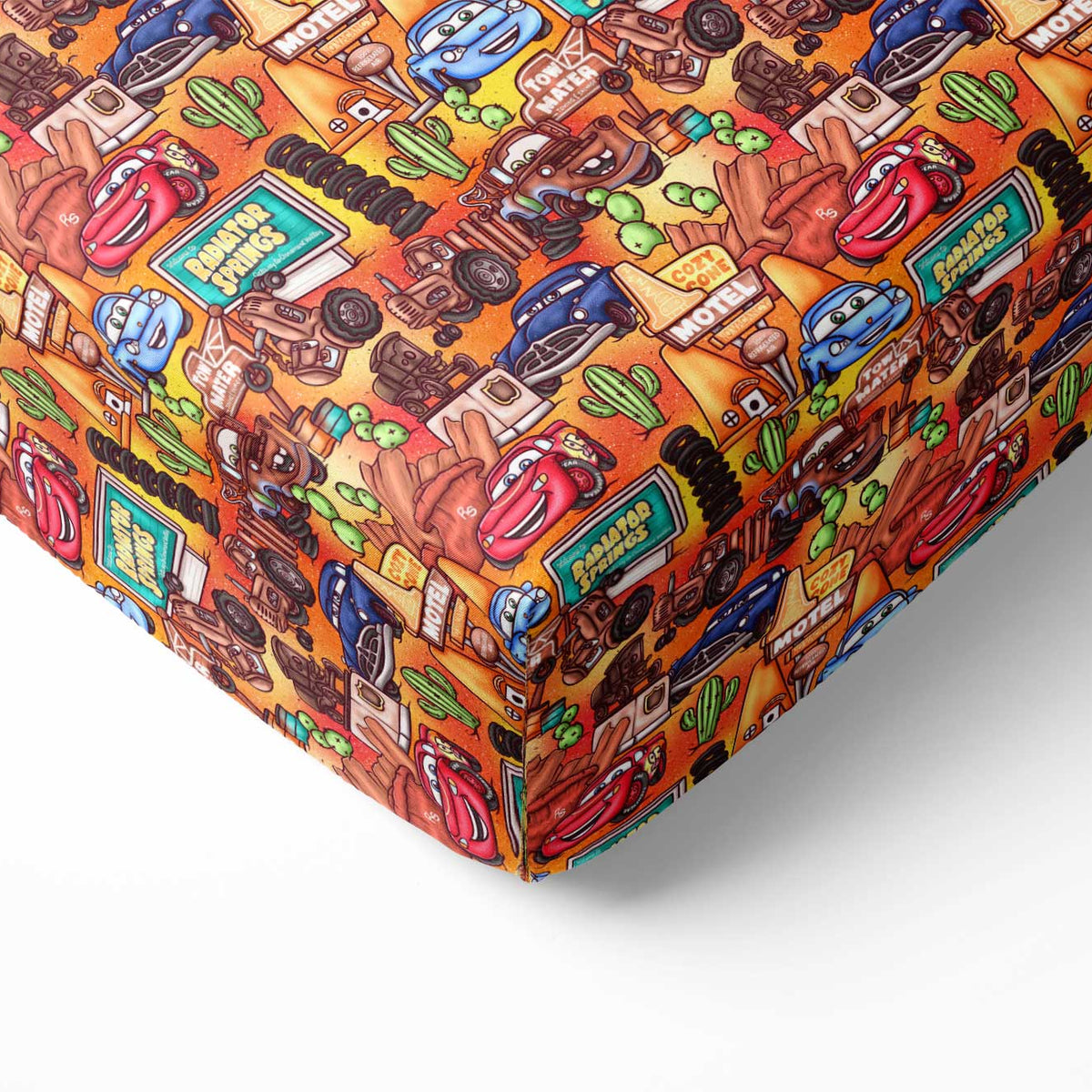 [Pre Order] Castles & Cartoons Radiator Springs - Bamboo Fitted Crib S ...