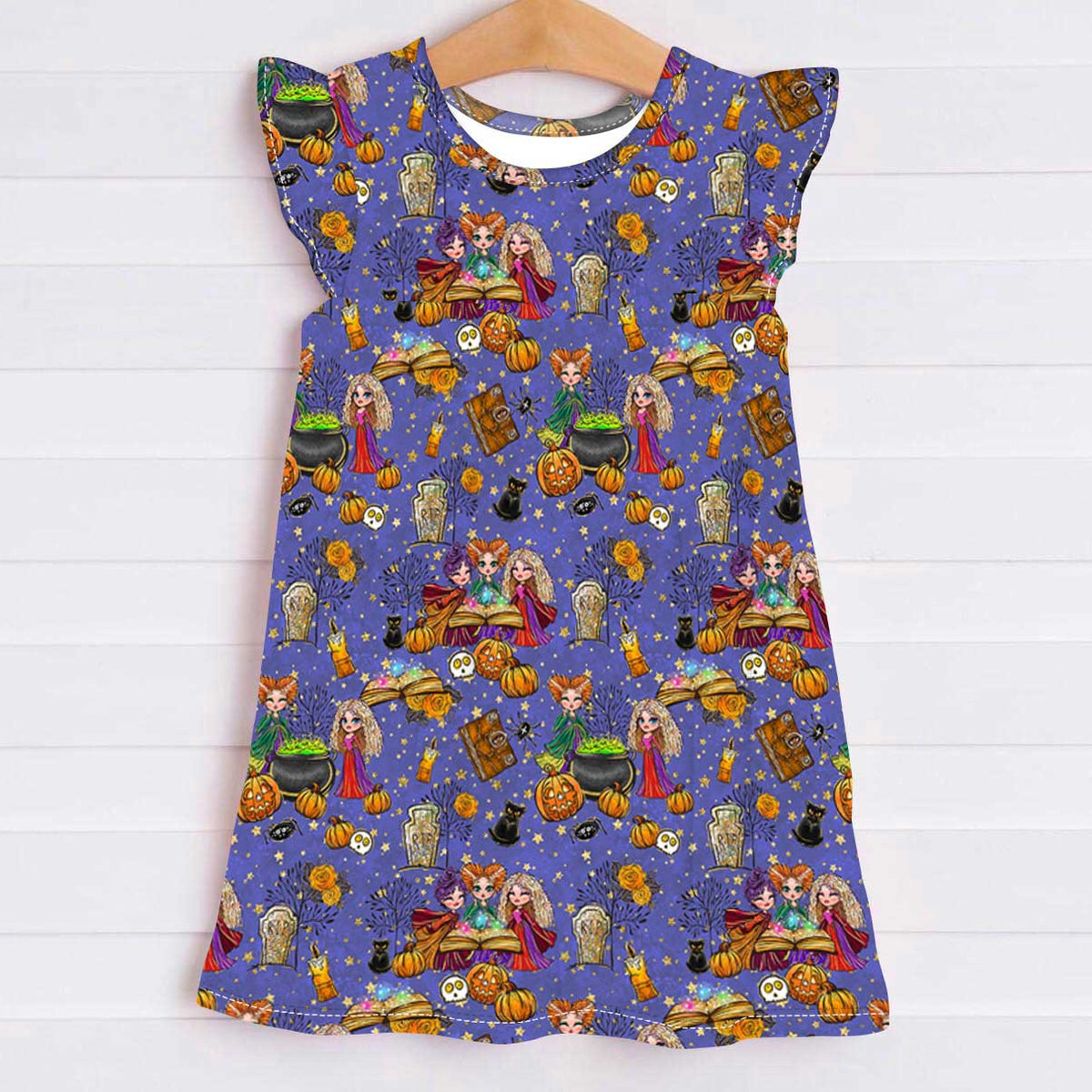 Very Scary Hocus Pocus - Girls Bamboo Dream Dress – Charlies Project Kids