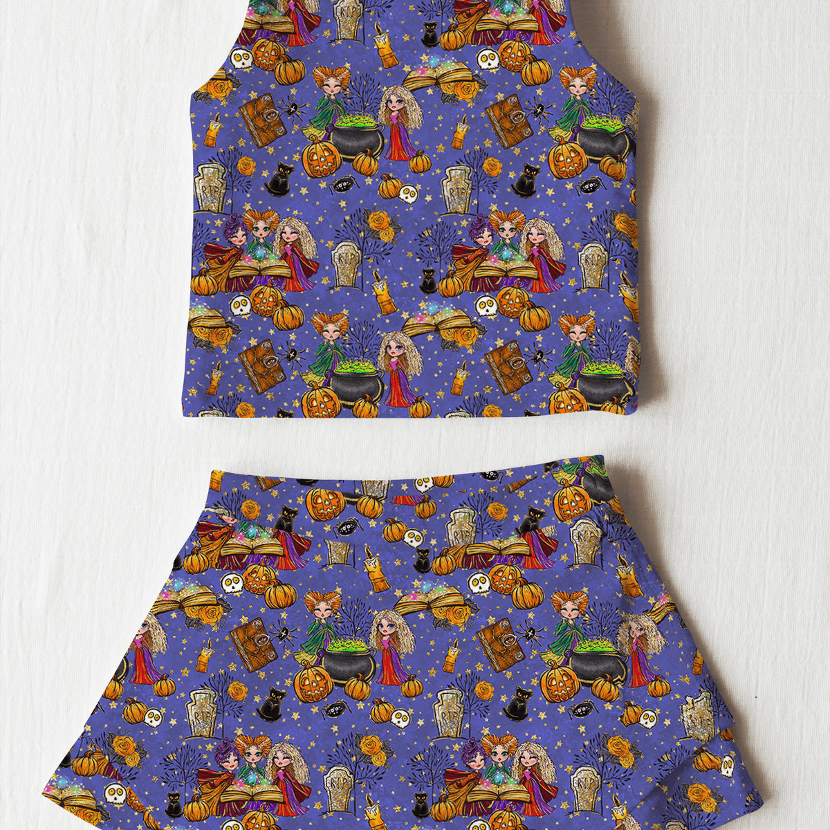 Very Scary Hocus Pocus - Girls Athletic Skort Set – Charlies Project Kids