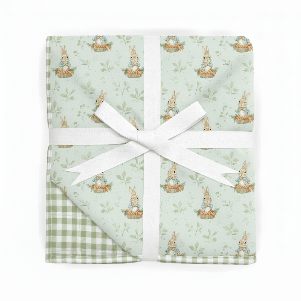 [Pre Order] Springtime Edit Carrot Patch - Bamboo Blankets (EST SHIP M ...