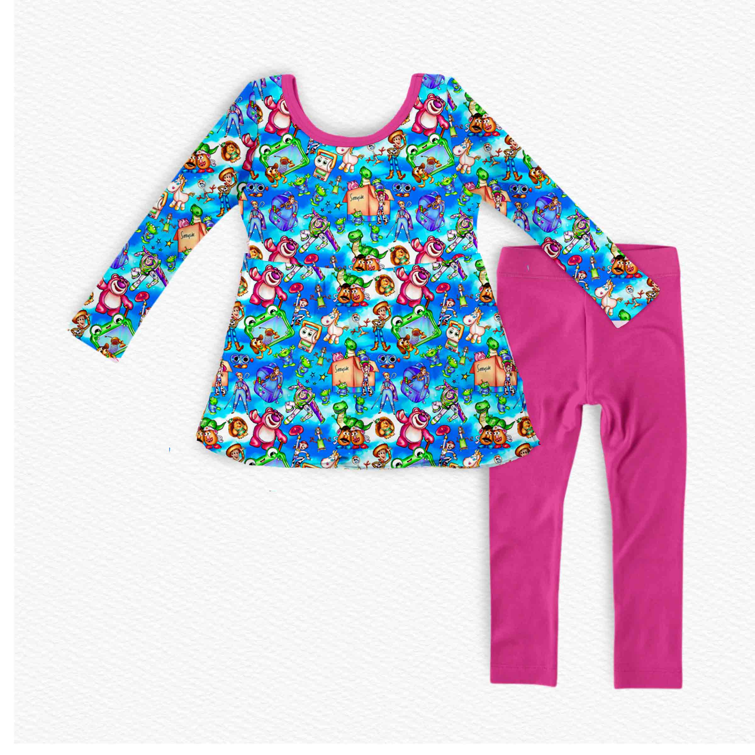[Pre Order] Timeless Tales Hi Tech Toys - Bamboo Long Sleeve & Pants P ...